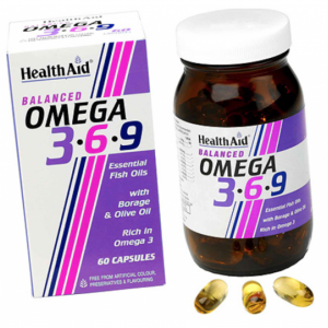 Omega 3-6-9 Health Aid 60 perlas . Herbolario Jacris